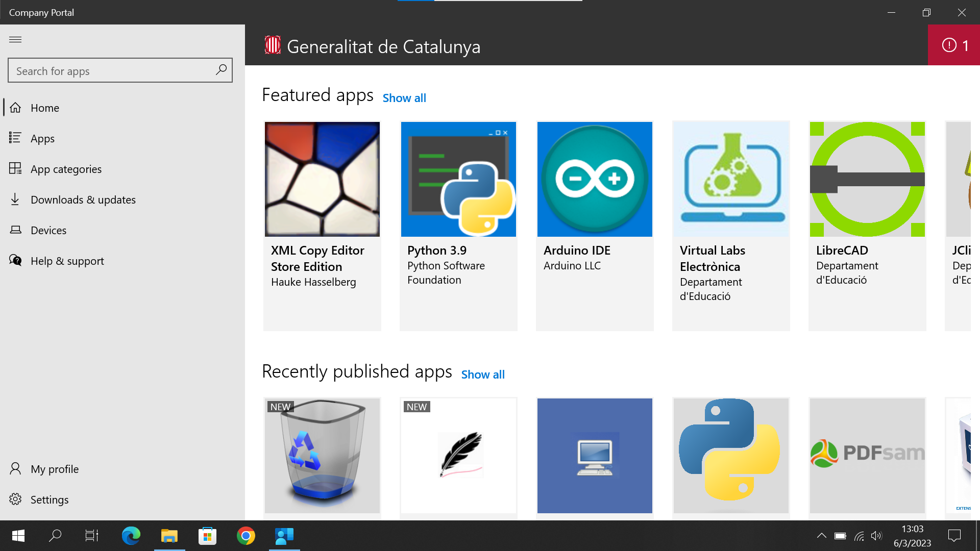 Instal Lar Exelearning Des Del Portal D Aplicacions Company Portal